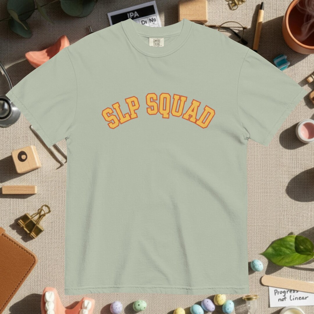 Retro SLP Squad Shirt, Speech Therapy Team Tee, SLP Office Gift - Etsy