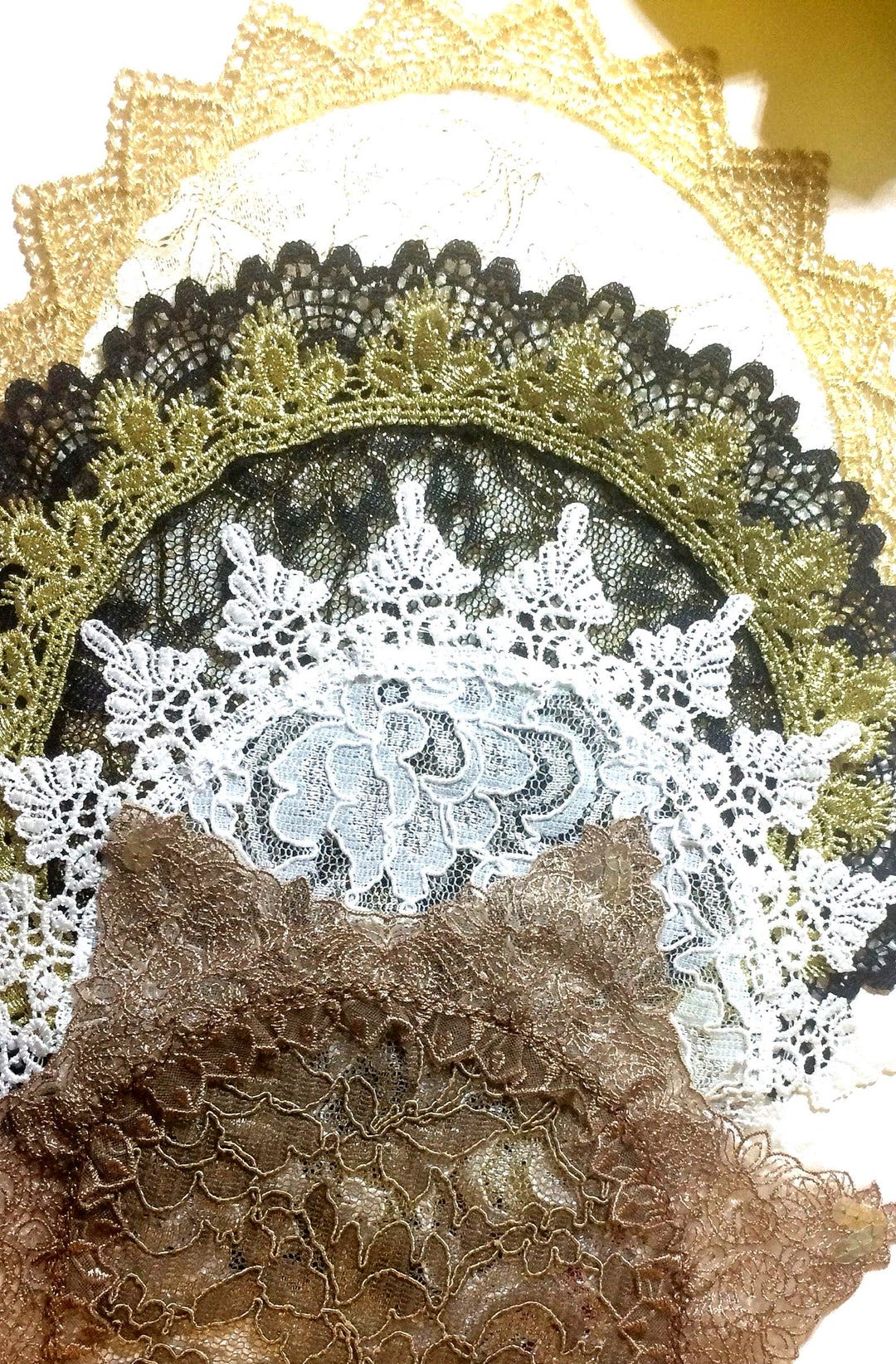 Round Lace Doily or Vail Style, No Beads - Etsy