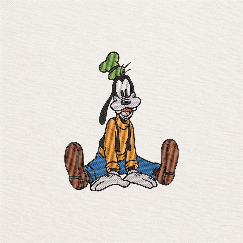 Goofy Embroidery Design | Cute Cartoon Character | Machine Embroidery ...