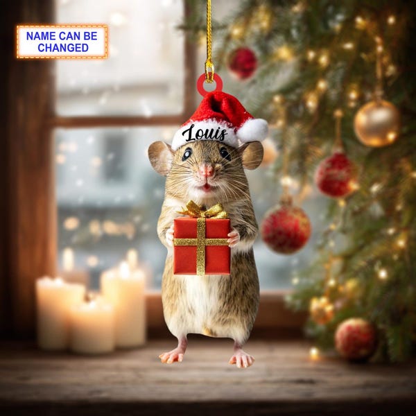 Christmas Rat Decorations - Etsy