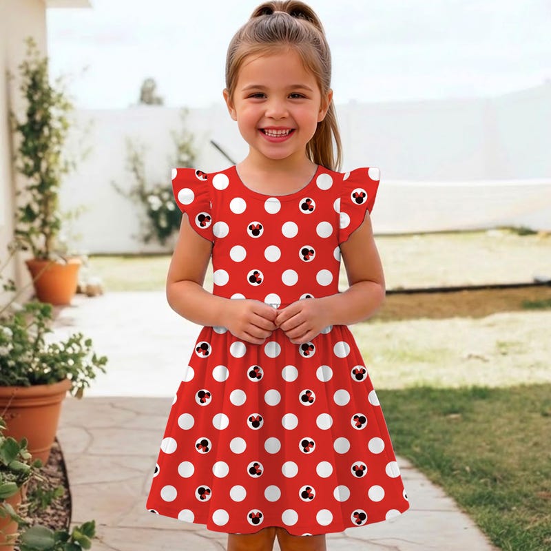 Polka Dot Ruffle Dresses - Etsy