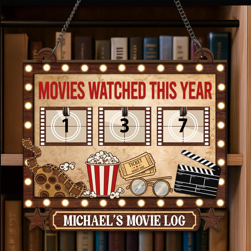Movie Count Board - Etsy UK