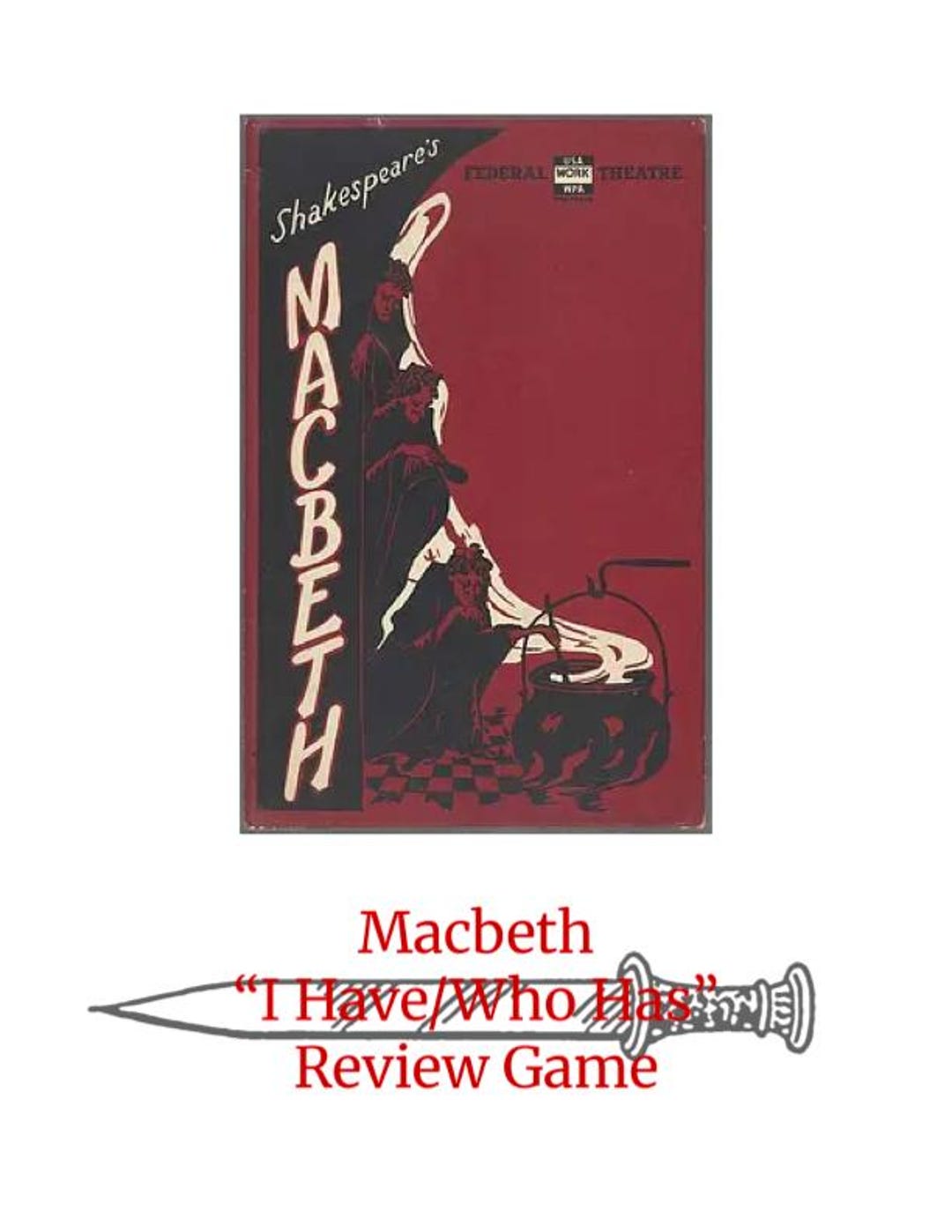 Macbeth Review Game - Etsy