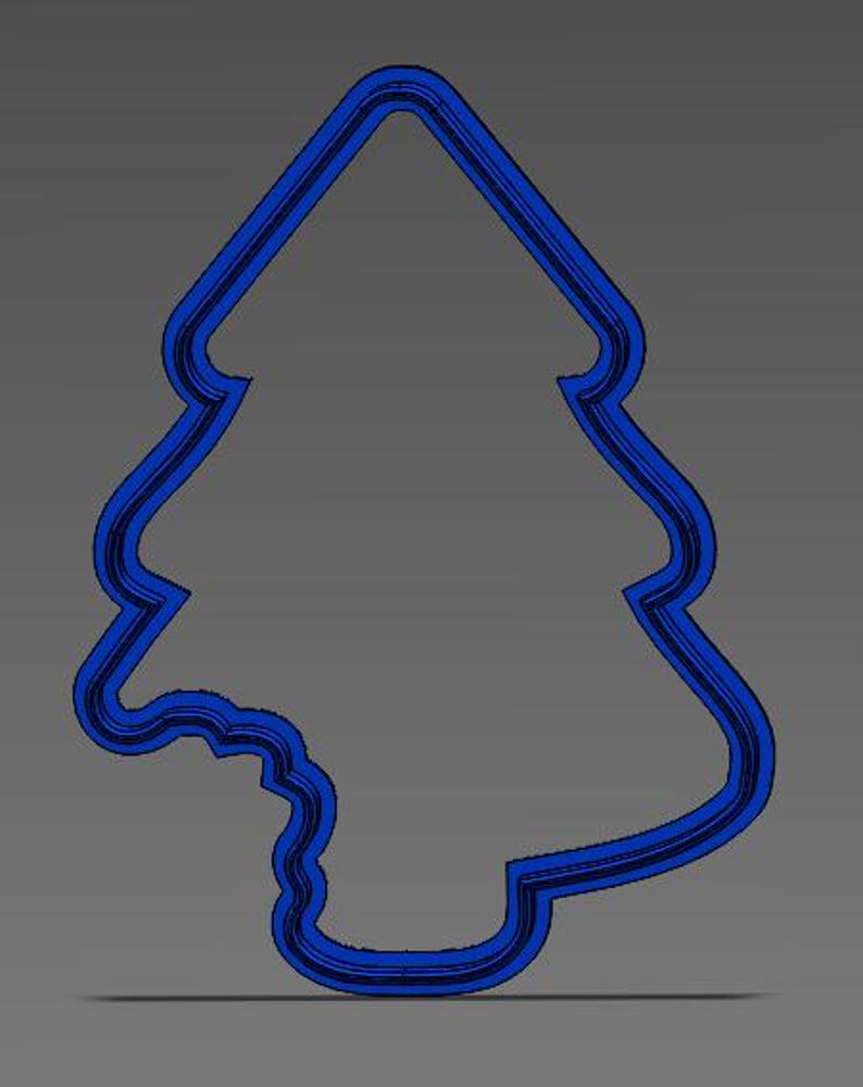 Christmas Tree With Bite Cookie Cutter - Etsy