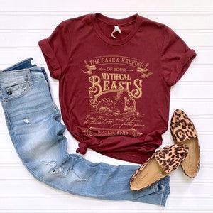Mythical Shirt Greek Mythology Bookish Shirt Fantastic Beasts Inspired ...