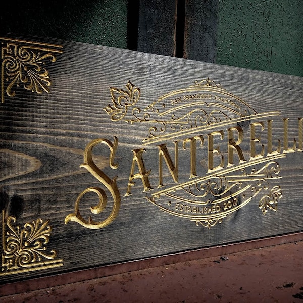 Wood Carved Signs - Etsy