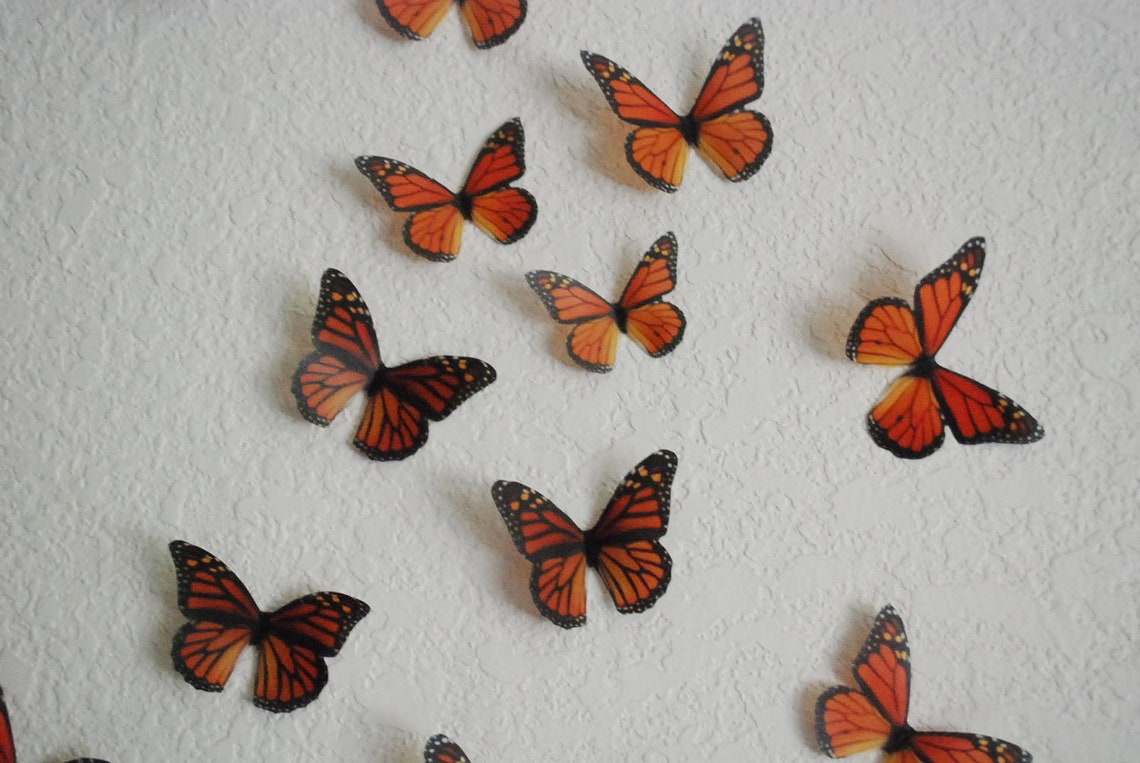 3D Wall Monarchs Set of 20 - Etsy