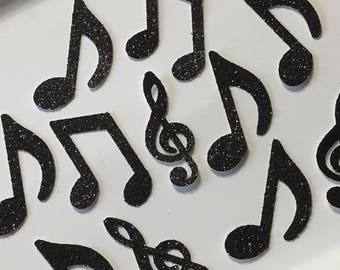 Glitter music note | Etsy