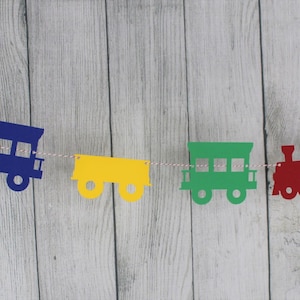 Train Confetti - Birthday Party - Railroad Party Theme - Steam Engine ...