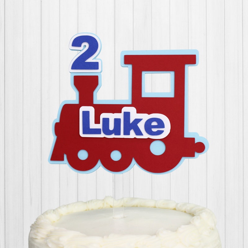 Train Cake Topper - Etsy