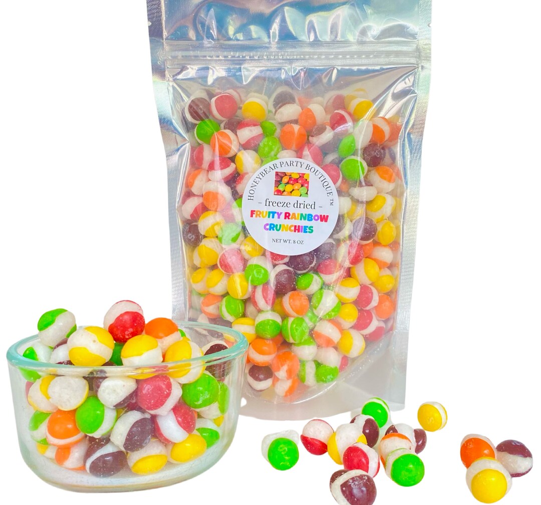 Freeze Dried Fruity Rainbow Crunchies - Freeze Dried Skizzles Candies ...