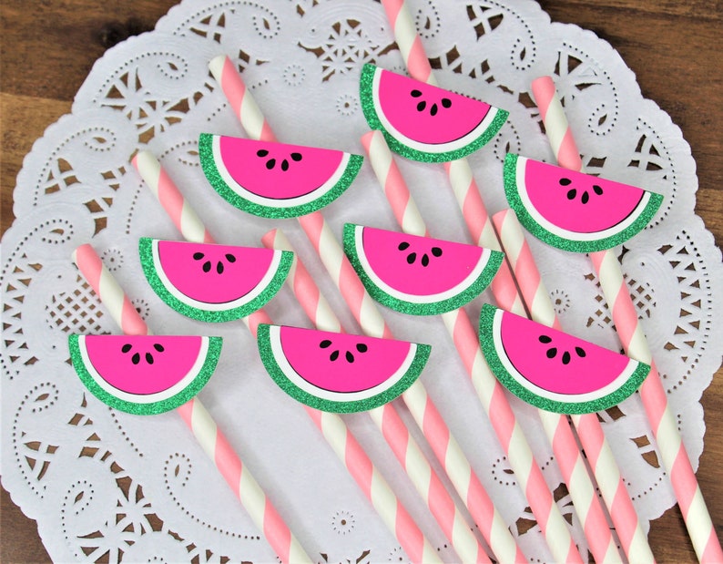 Watermelon Confetti - One in a Melon Theme Party - Tutti Fruiti Party ...