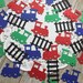 Train Confetti Birthday Party Railroad Party Theme Steam Engine ...