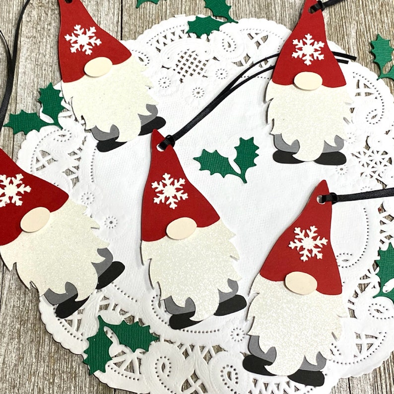 Gnome Gift Tags Holiday Gnome Tags Nordic Christmas Tags - Etsy