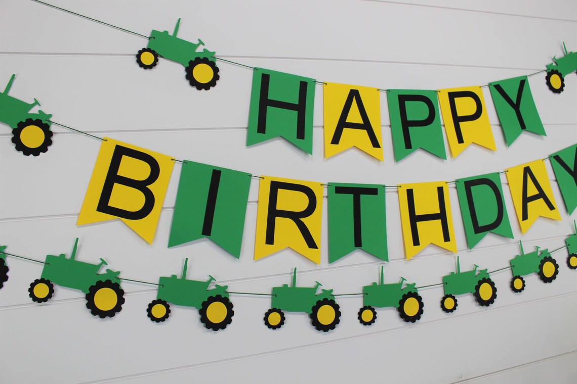 Tractor Confetti Farm Theme Party Tractor Theme Party | Etsy
