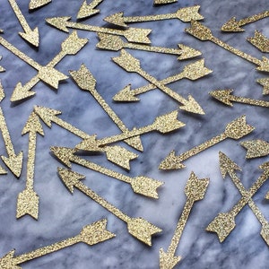 Gold Arrow Confetti - Tribal Confetti - Boho Theme - Wild One Party ...