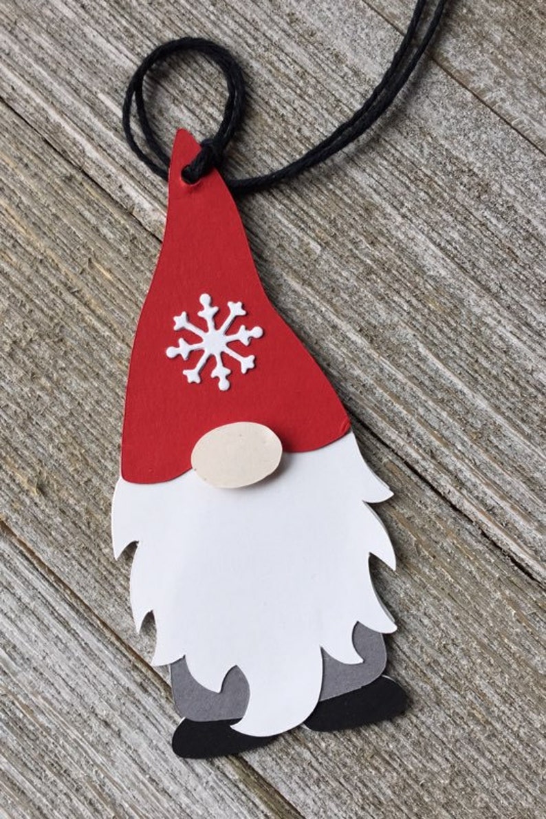 Gnome Gift Tags Holiday Gnome Tags Nordic Christmas Tags | Etsy