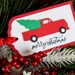 Red Truck With Tree Holiday Gift Tags Christmas Truck Gift Tags ...