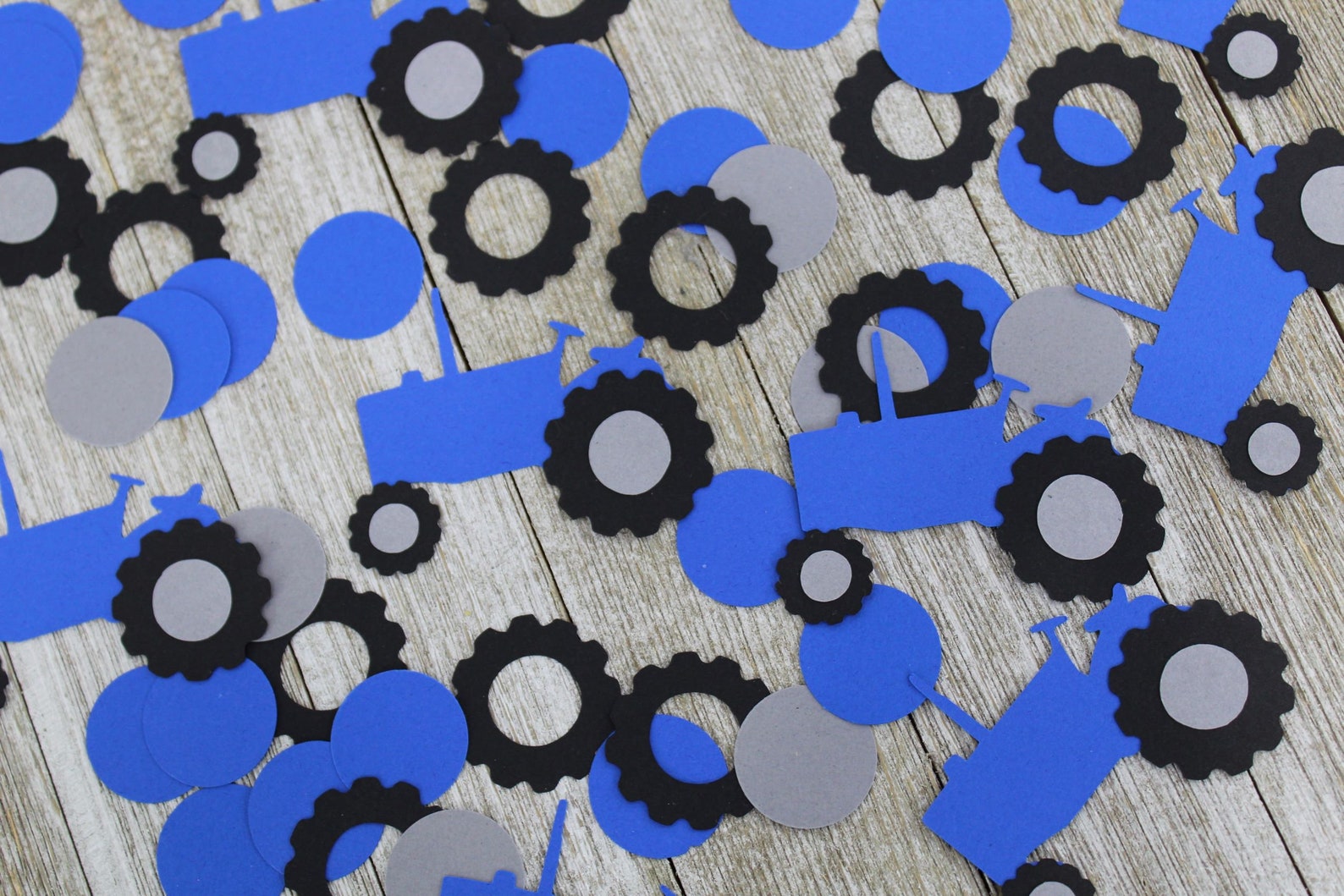 Blue Tractor Happy Birthday Banner Premium Handcrafted Farm Theme Party ...