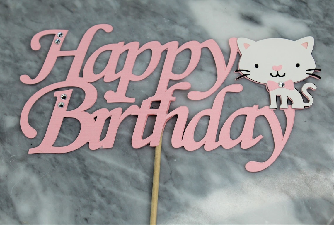 Cat Confetti Kitten Party Decorations Kitten Party - Etsy