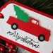 Red Truck With Tree Holiday Gift Tags - Christmas Truck Gift Tags ...