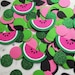 Watermelon Confetti One in a Melon Theme Party Tutti - Etsy