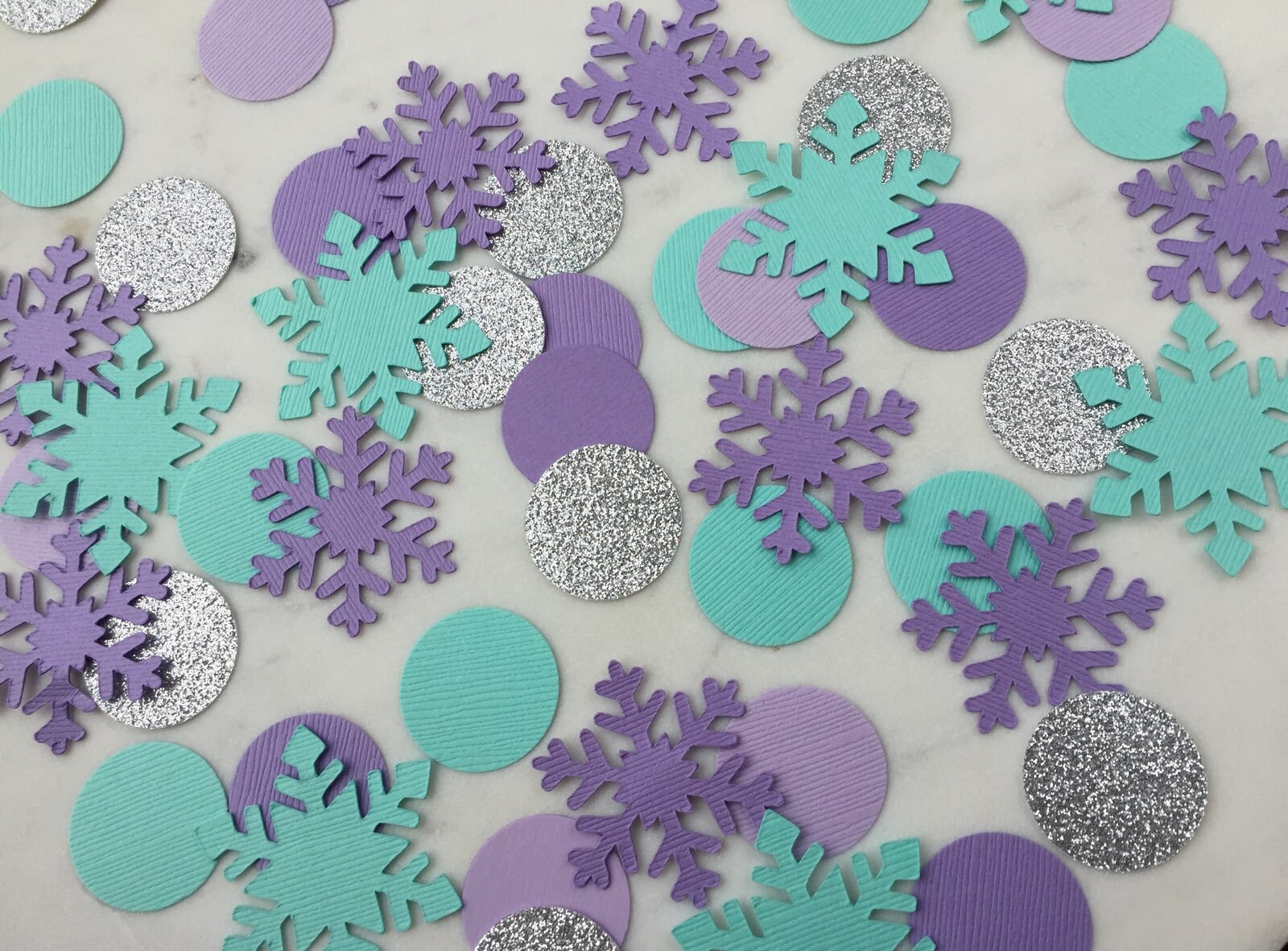 Winter Onederland Snowflake Confetti Ice Princess Confetti - Etsy