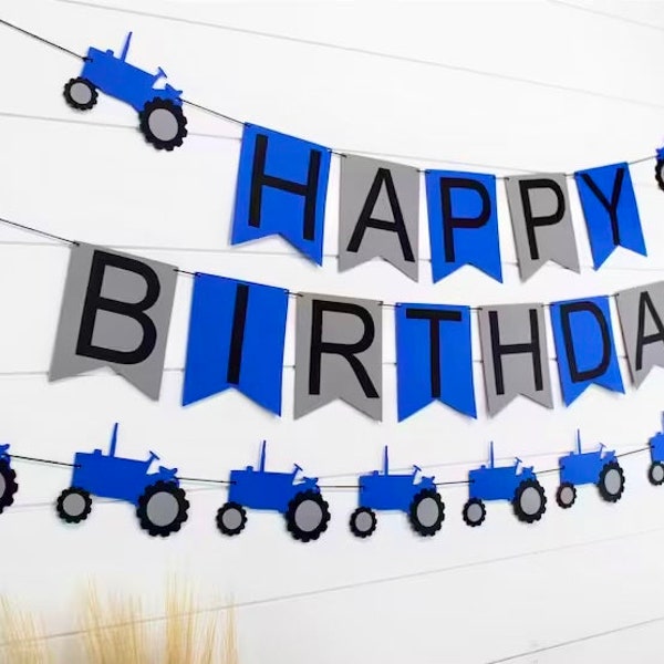 Tractor Banner - Etsy
