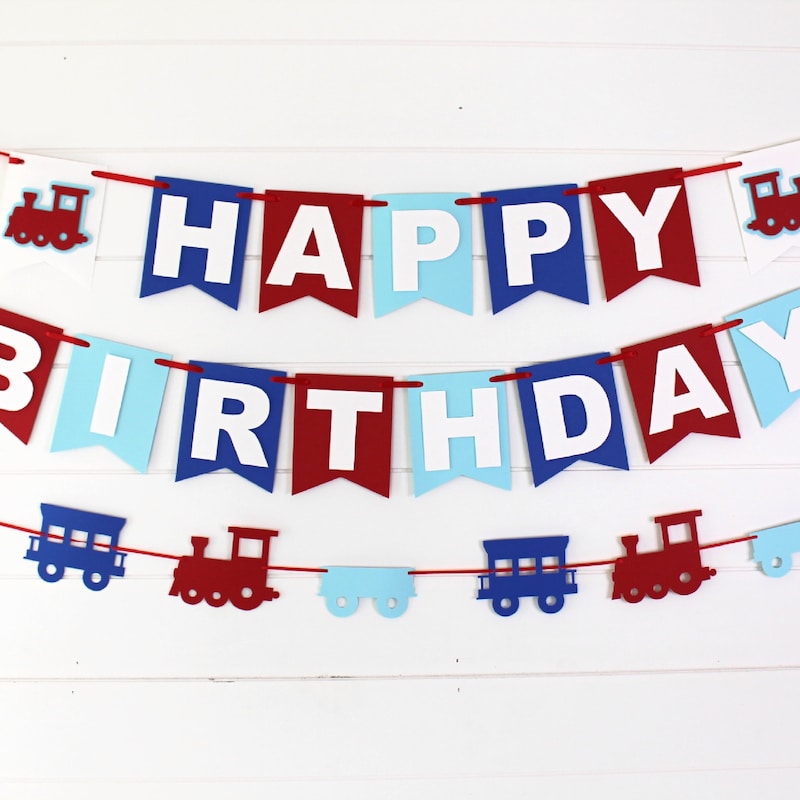 Train Banner - Etsy