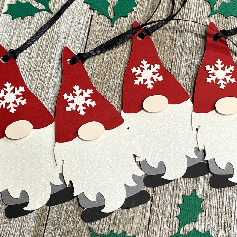 Gnome Gift Tags Holiday Gnome Tags Nordic Christmas Tags - Etsy