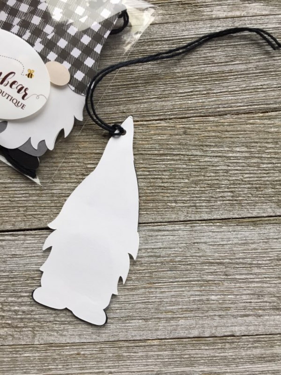 Gnome Gift Tags Holiday Gnome Tags Black & White Buffalo | Etsy