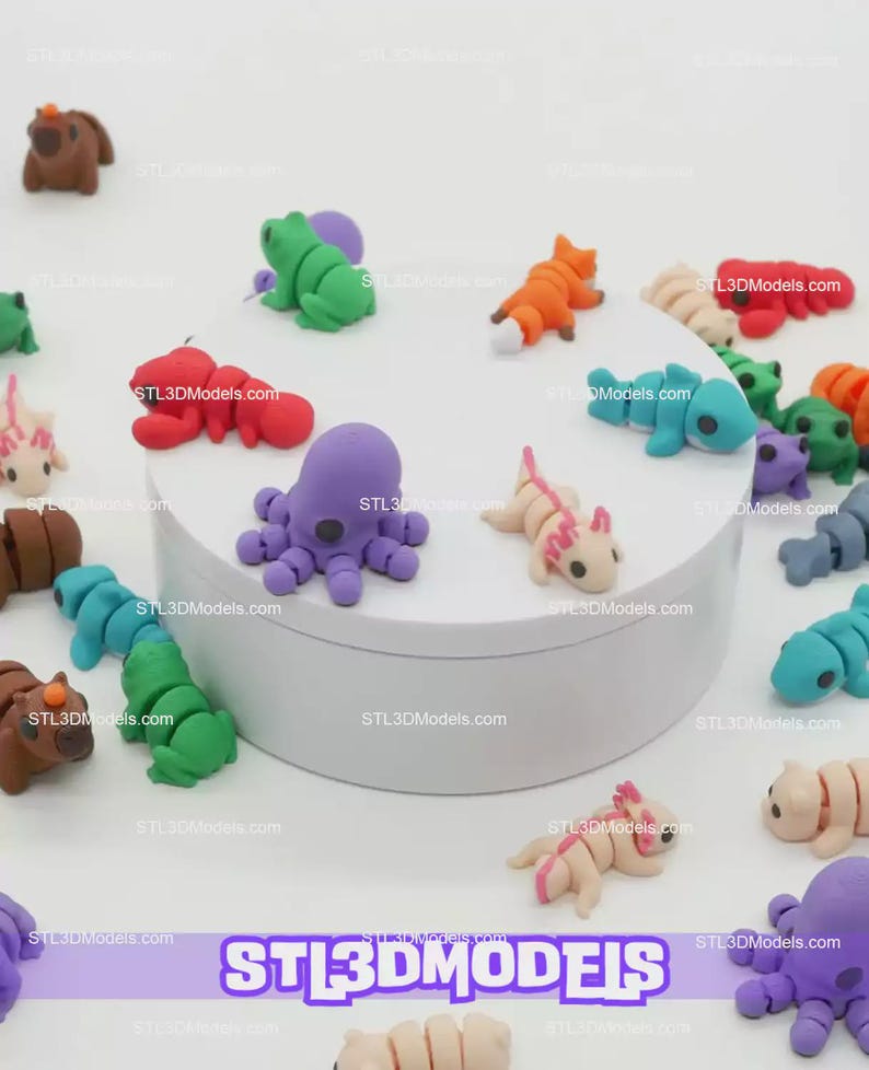 3300 Mini Flexi Animal 3D Print Models STL & 3MF (digital Download) - Etsy