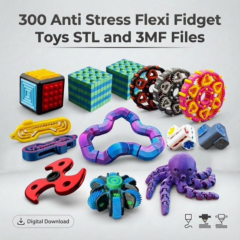 Stl Files for Fidget Toys - Etsy