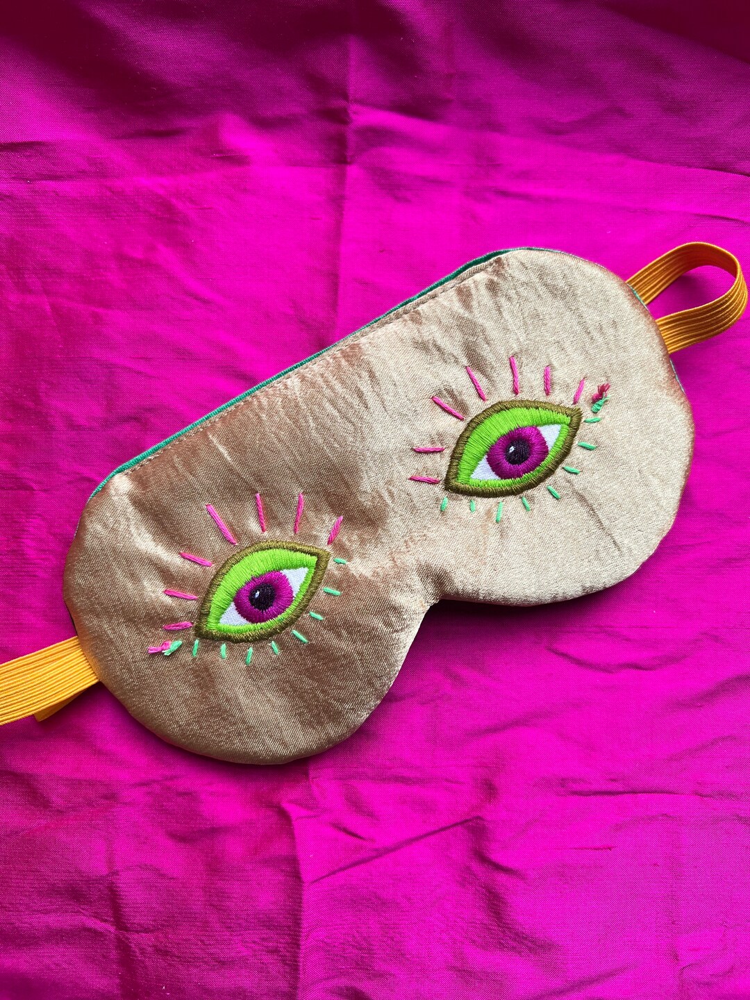 Sleep Mask Embroidery Eye Mask Sleeping Blindfold Valentine - Etsy