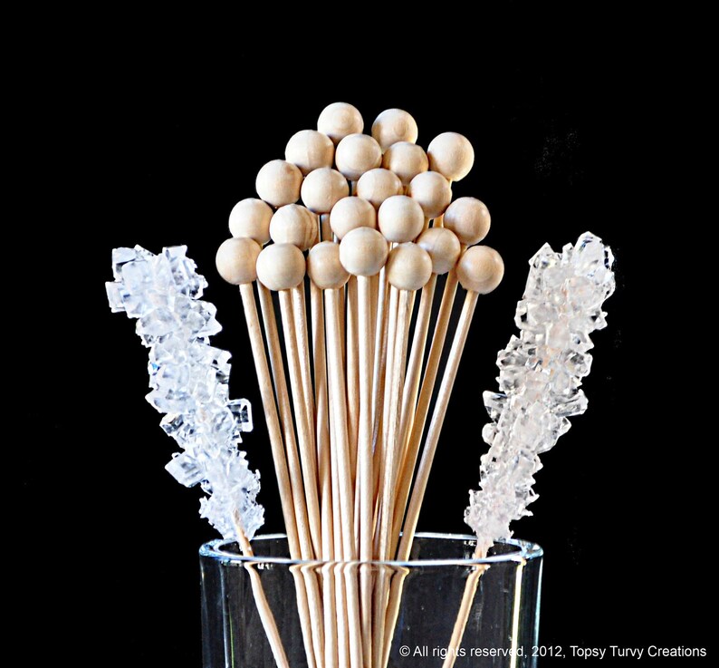 Rock Candy Sticks 100 Count Cake Pop Sticks Marshmallow Pop - Etsy