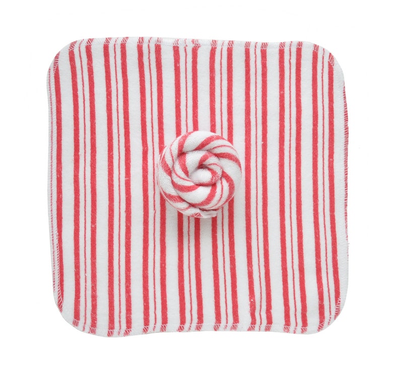 Baby Washcloths Red Striped 10 Pack, Facial Cloths, Washable Sanitizing ...