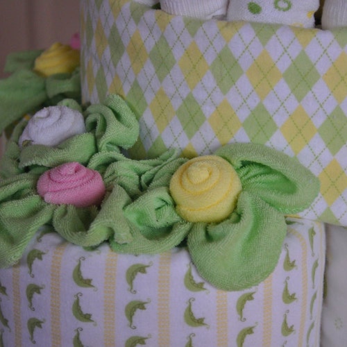 Papercraft Paper, Party & Kids How to Video and PDF for Diaper Cakes ...