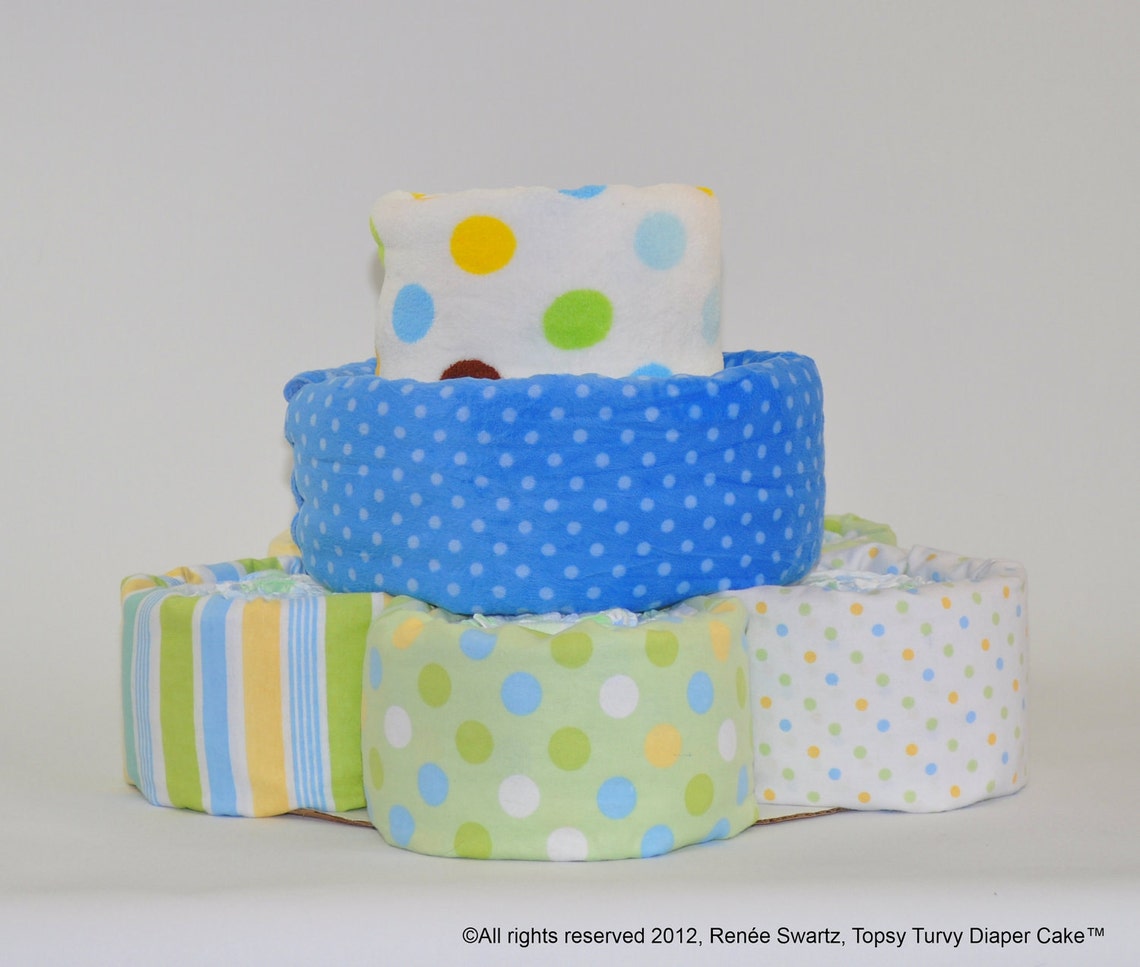 Diaper Cake How To, Basic 2 & 3 Layer Instructional Video - Etsy