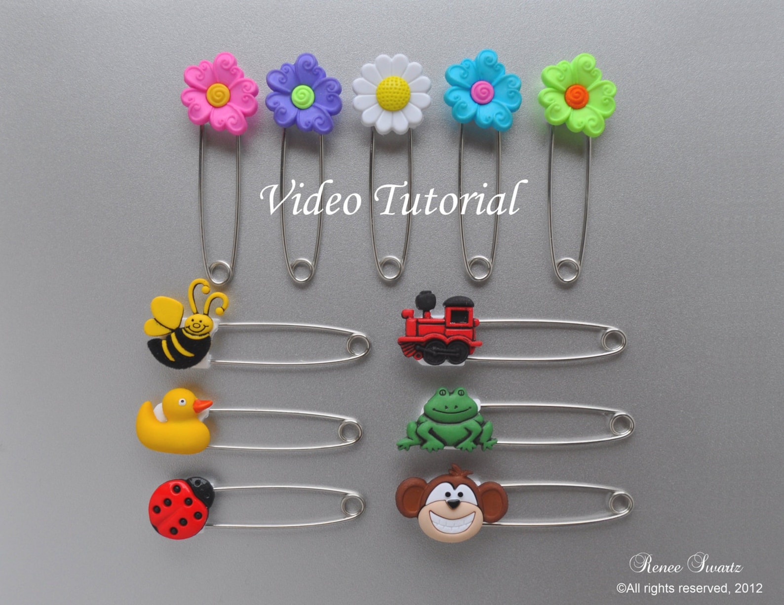 Diaper Pin Video Tutorial - Etsy