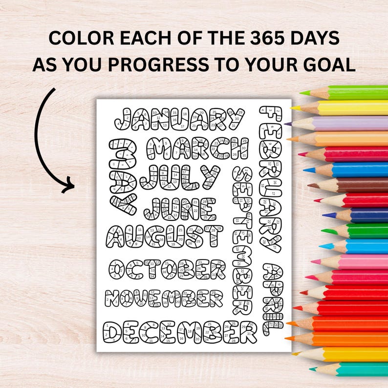 8.5 X 11 Habit Tracker 2026 Printable, Workout Coloring Page ...