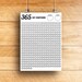 365 Day Countdown Printable, Elegant 365 Days Planner Tracker Daily ...