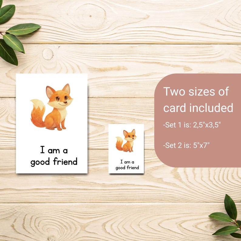 45 Affirmation Cards for Kids Printable, Children's Motivational ...