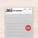 365 Day Countdown Printable, Elegant 365 Days Planner Tracker Daily ...
