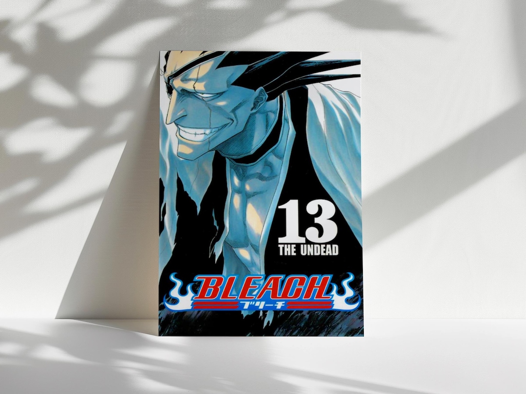 Bleach Kenpachi Zaraki Anime Poster Print, Japanese Manga Wall Art ...