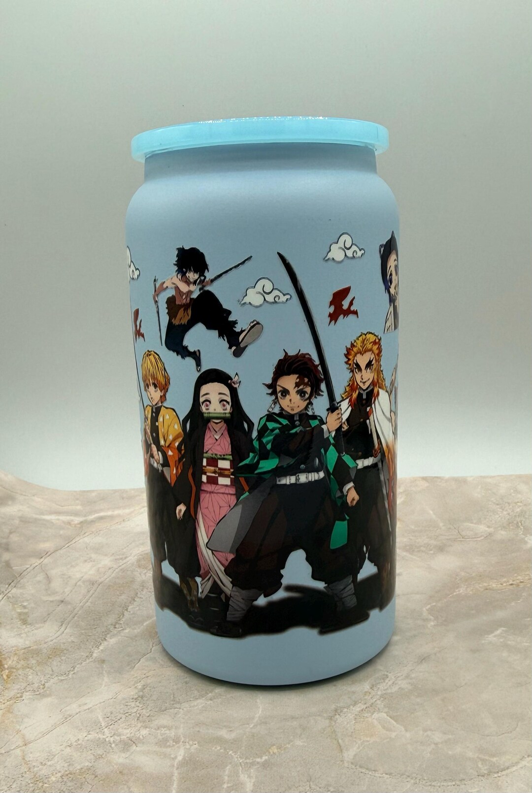 Breathing Style Bliss! Anime UV DTF 16oz Tumbler - Etsy