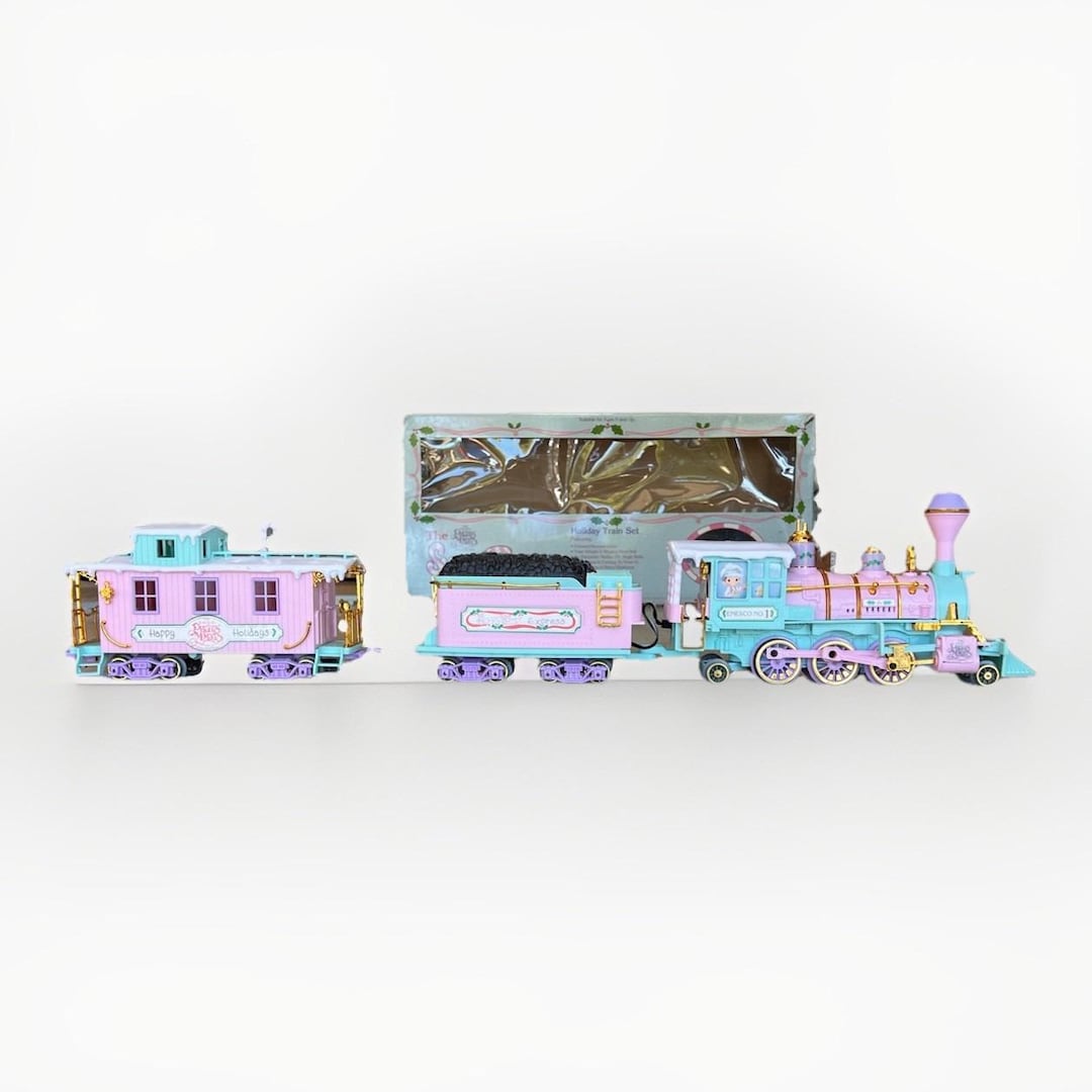 Vintage Enesco Holiday Precious Moments the Sugar Town Express Train ...