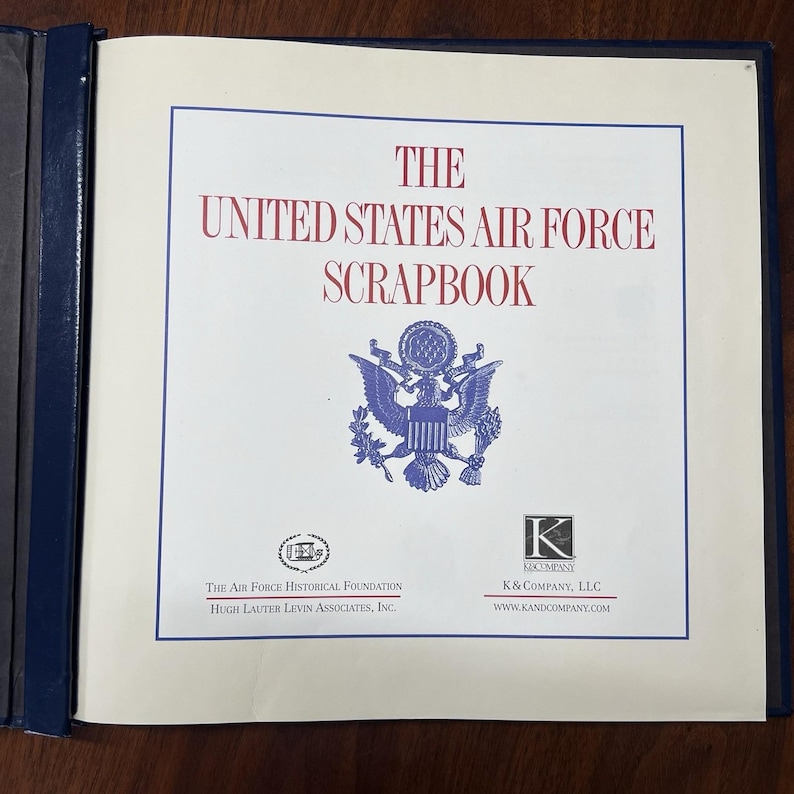 Air Force Scrapbook Memory Book Gold Seal Veteran ROTC, JRROTC - Etsy