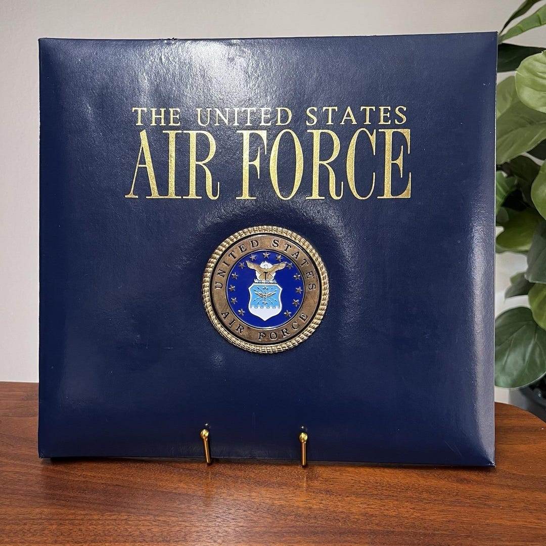 Air Force Scrapbook Memory Book Gold Seal Veteran ROTC, JRROTC - Etsy