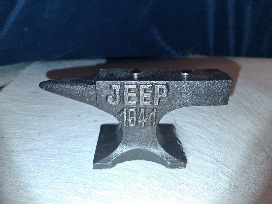Jeep 1941 Cast Iron Miniature Anvil Paperweight - Etsy