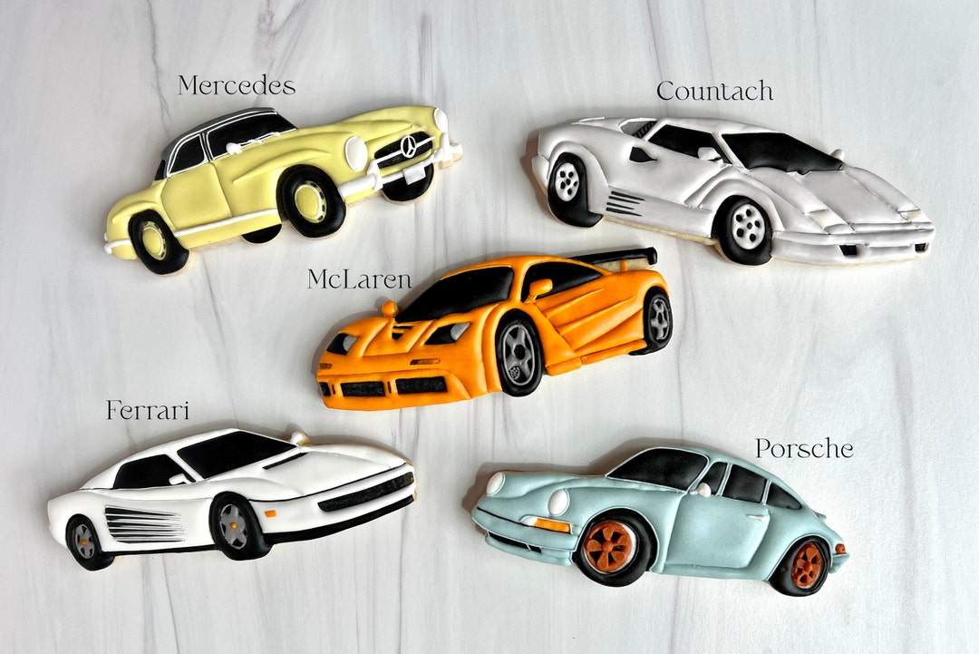 Classic Sports Cars Set 3D Printed Cookie CUTTERS: Mercedes 300 SL ...